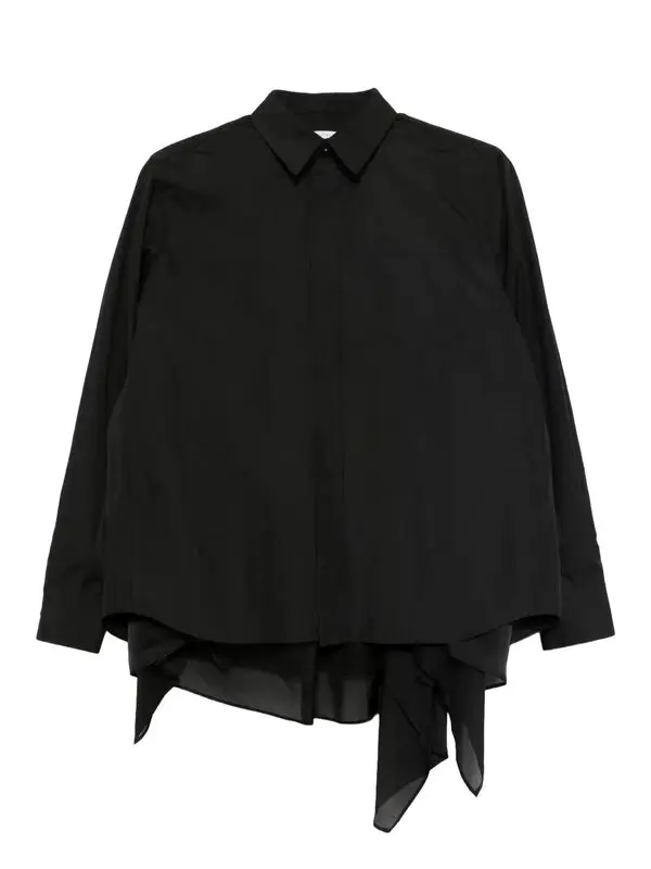 Sacai Double-layer Shirt - Black