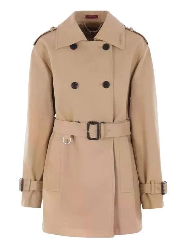 Gucci Belted Trench Coat - Neutrals
