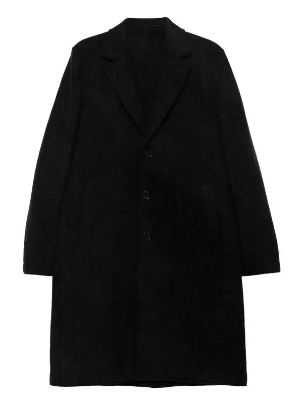 Harris Wharf London Single-breasted Wool Coat - Grey