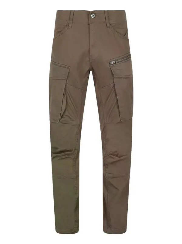 G-star Raw Zip-detail Cargo Trousers - Brown