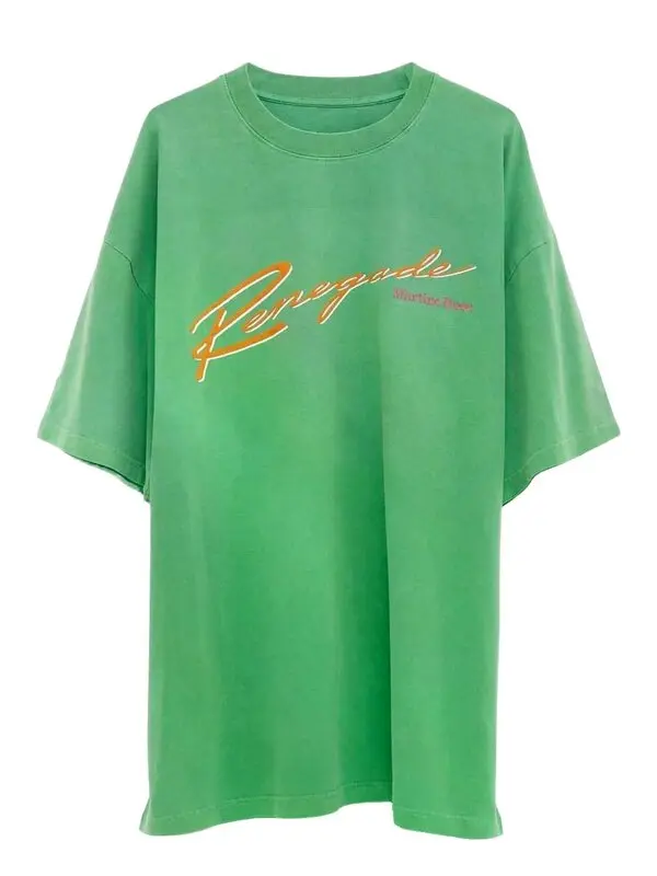 Martine Rose Logo-print T-shirt - Green