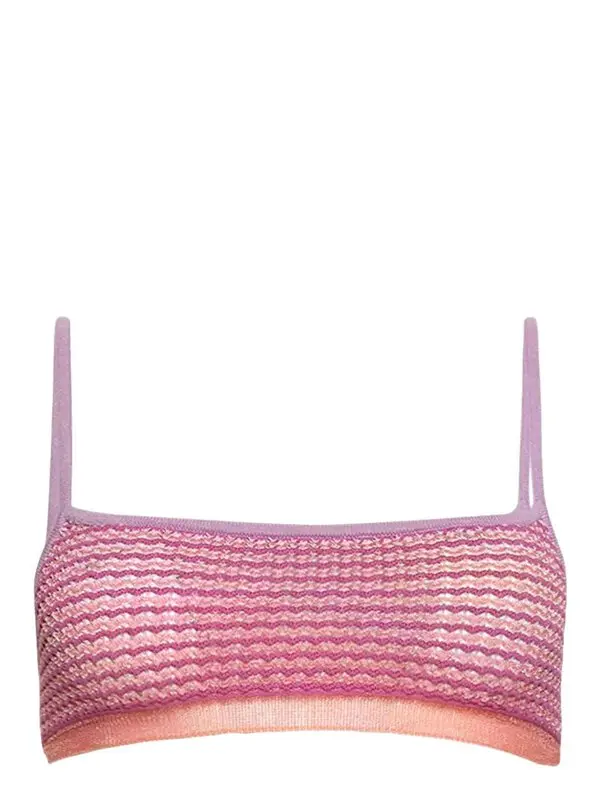 ROBERTA EINER Rib-knit Top - Pink