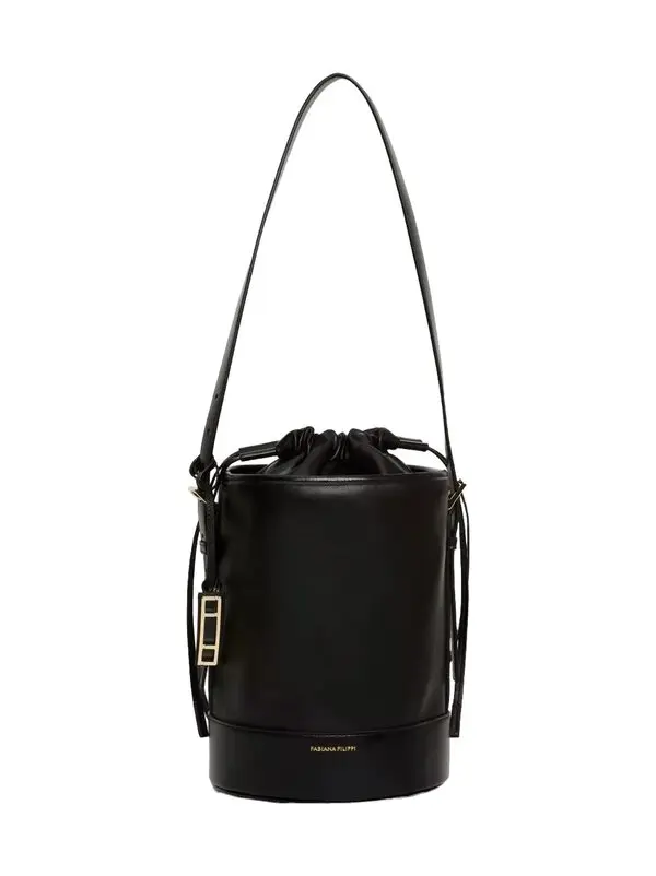 Fabiana Filippi Drawstring Bucket Bag - Black