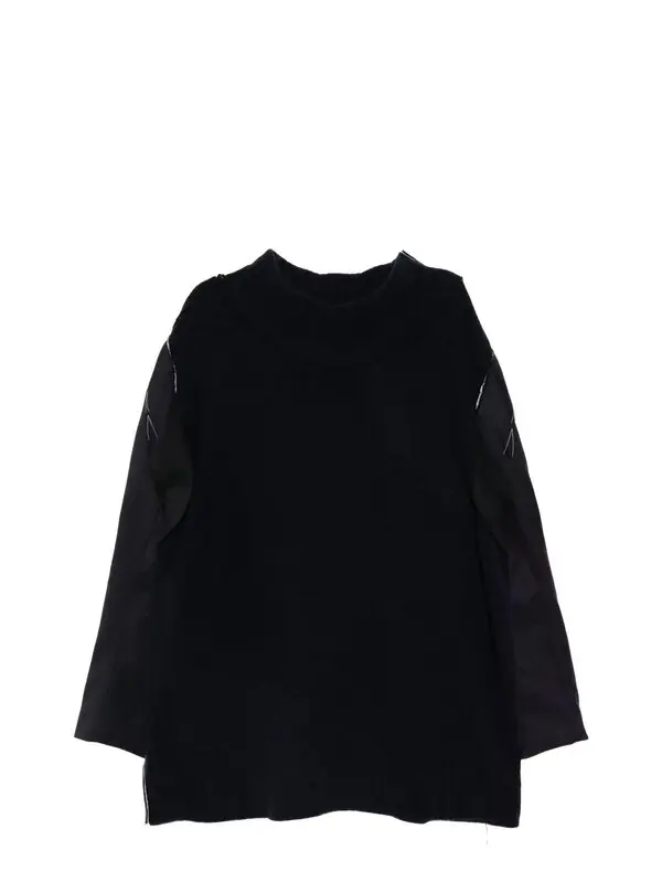 SONIA CARRASCO Roll Neck Sweatshirt - Blue