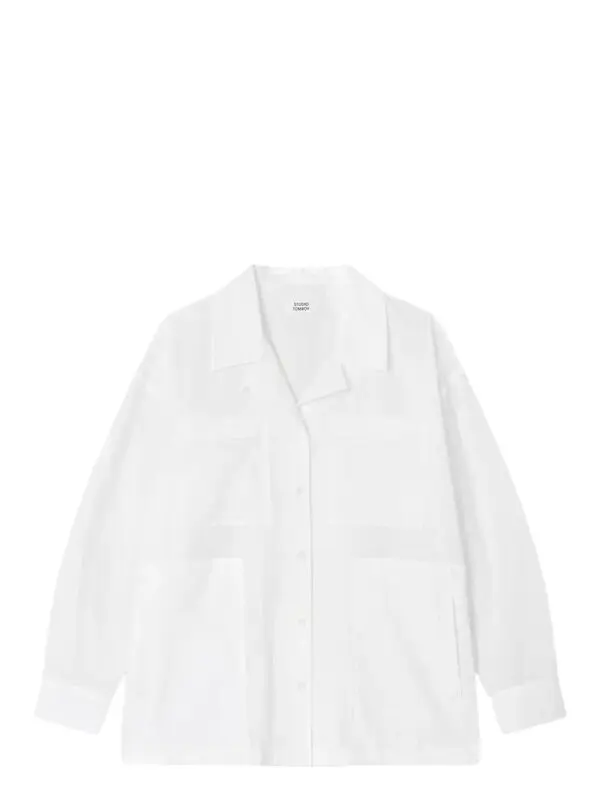 STUDIO TOMBOY Patch-pocket Shirt - White