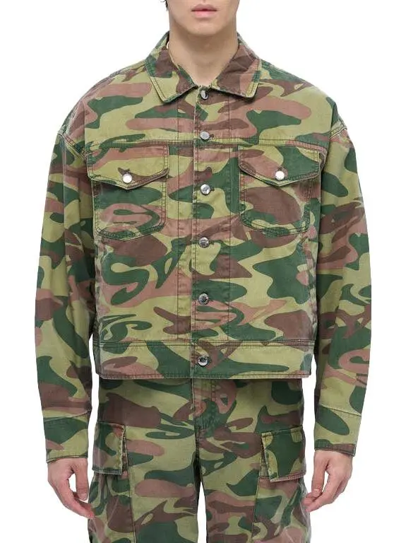 ALPHA STYLE Malaga Workwear Jacket - Green