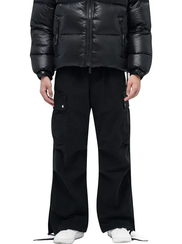 ALPHA STYLE Campo Cargo Pants - Black
