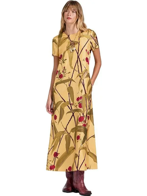 La DoubleJ Swing Maxi Dress - Bamboo Yellow