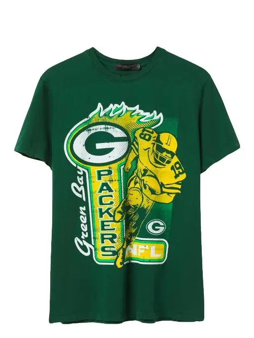 Junk Food Packers Graphic T-shirt - Hunter