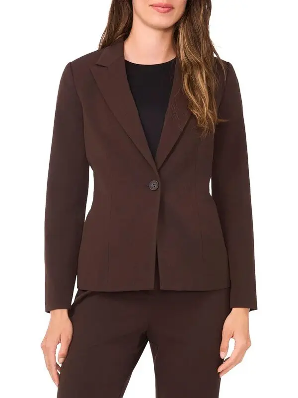 Halogen Fitted Single-button Blazer - Delicioso