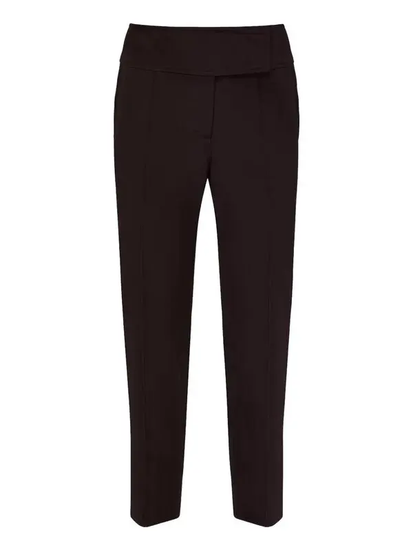 Dorothee Schumacher Milano-stitch Cigarette Trousers - Brown