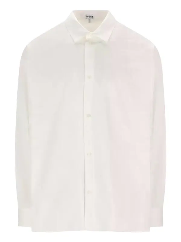 Loewe Long-sleeve Button-down Shirt - White