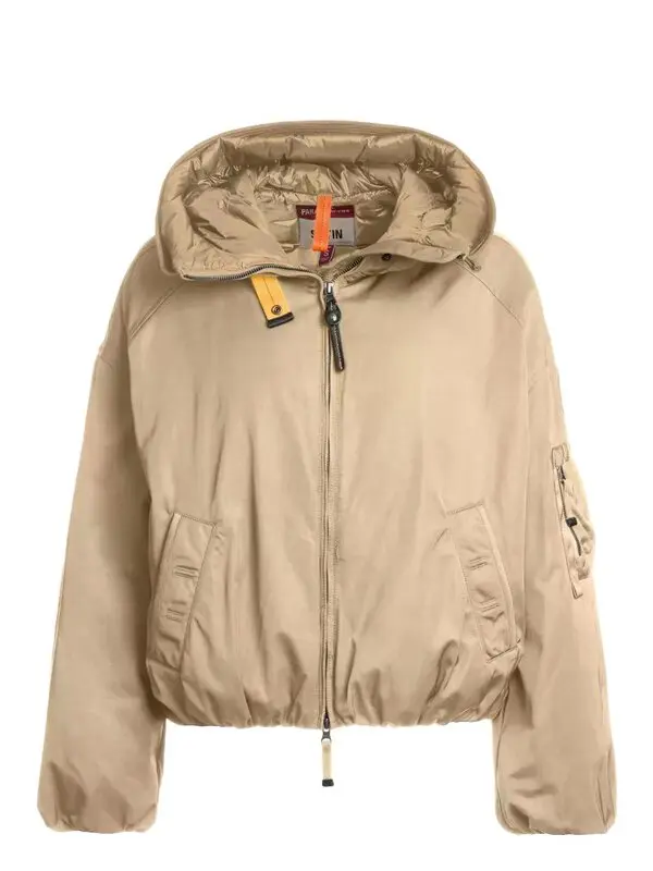 PARAJUMPERS Naadz Hooded Bomber Jacket - Neutrals