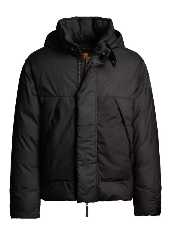 PARAJUMPERS Hooded Quilted Jacket - Black