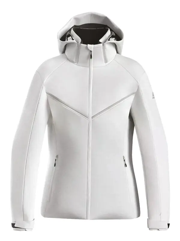 ENERGIA PURA Hooded Panelled Jacket - White