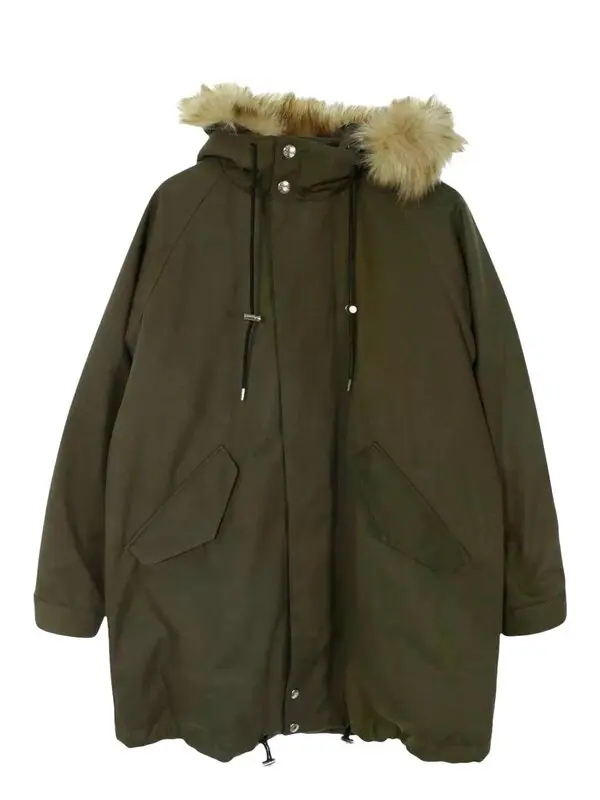 Mackintosh Faux-fur-trimmed Hooded Parka - Green