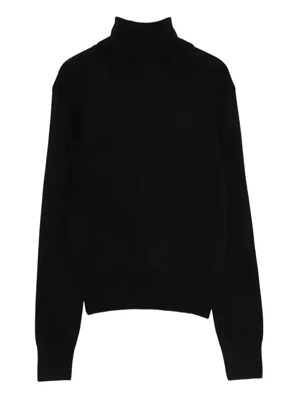 Ami De Coeur Roll-neck Sweater - Black