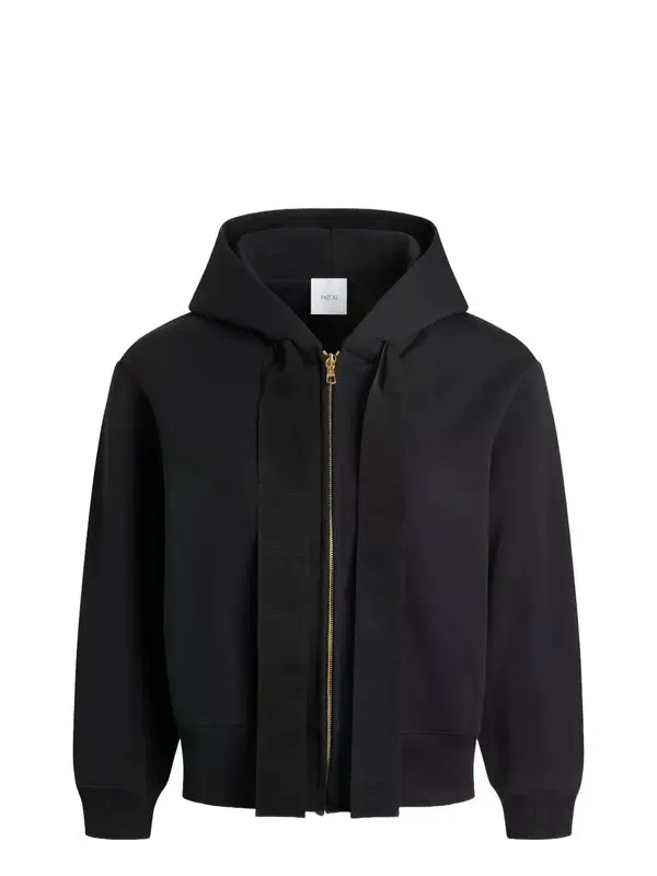Patou Zip-up Hoodie - Black