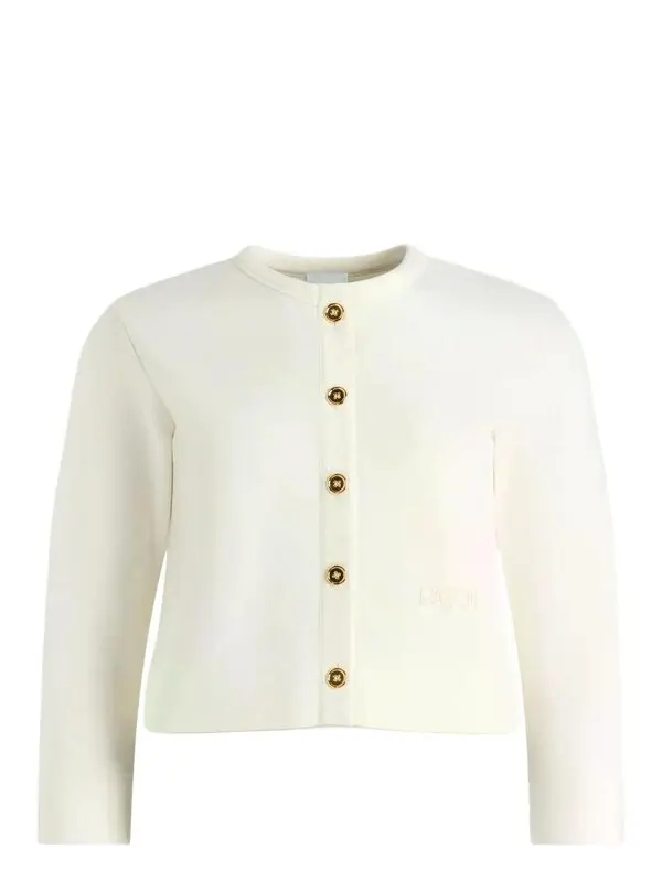 Patou Cotton Cardigan - White
