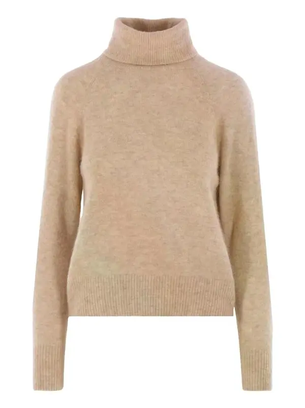 ZANONE Turtleneck Ribbed-edge Sweater - Neutrals