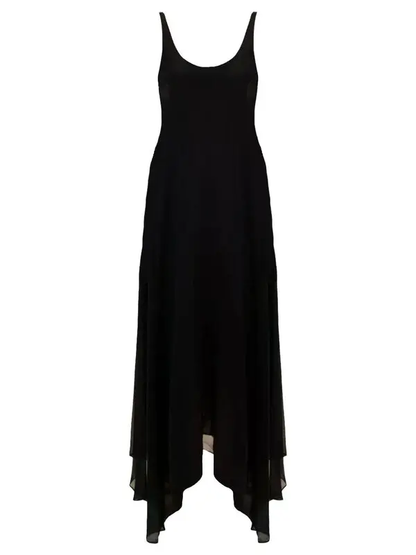 AZLEE Bria Cotton Maxi Dress - Black