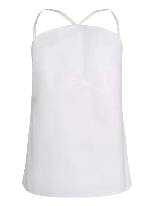 Rosie Assoulin Cross-strap Top - White