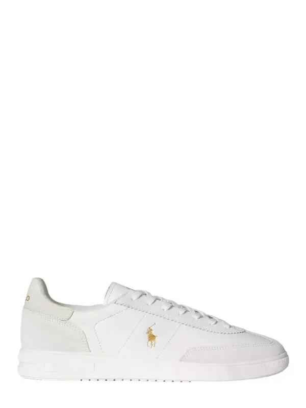 Polo Ralph Lauren Bedford Suede Low-top Sneakers - White