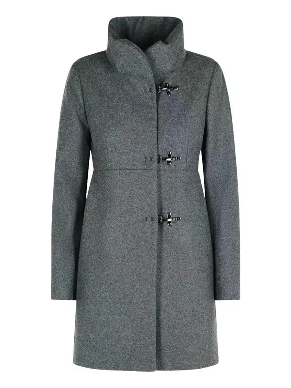 FAY High-neck Coat - Grey