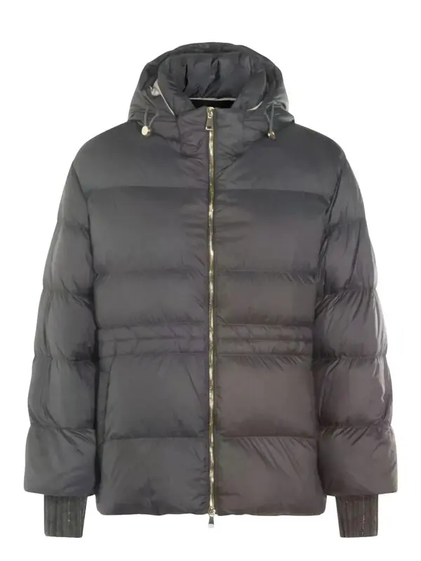 Fabiana Filippi Hooded Puffer Jacket - Black