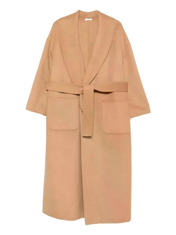 Liu Jo Belted Patch-pocket Coat - Neutrals