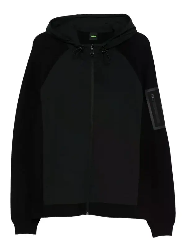 BOSS Long-sleeved Cardigan - Black