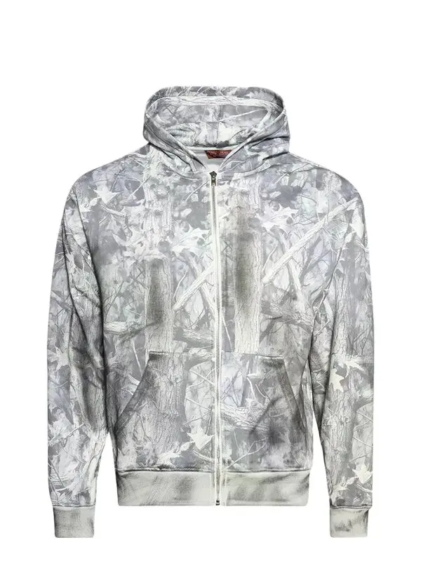 PRAYING Realtree Camouflage Zip-up Hoodie - Grey