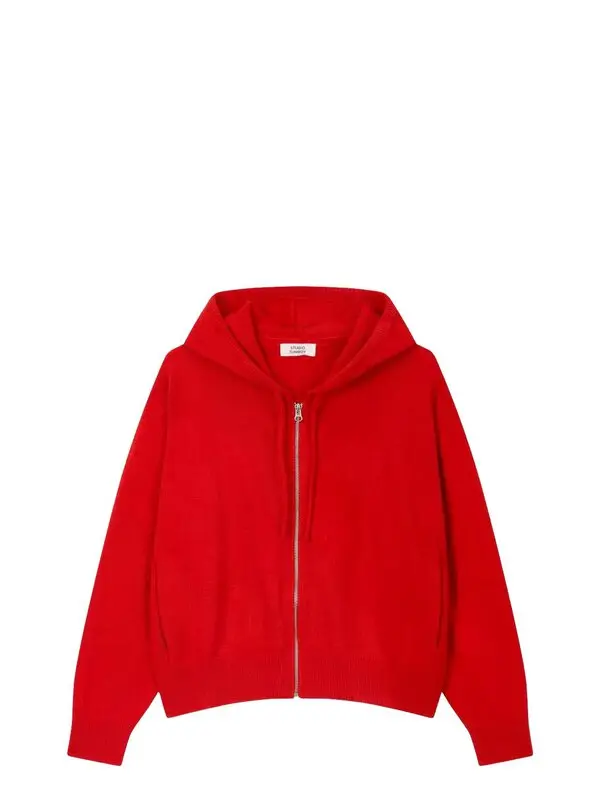 STUDIO TOMBOY Zip-up Hoodie - Red
