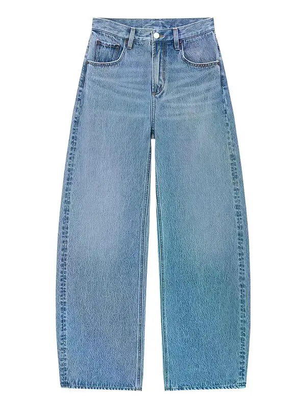 HEY JOANIE Slope Curve Jeans - Blue