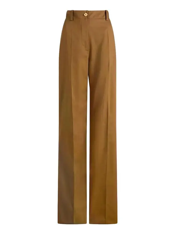 Patou Gabardine Trousers - Brown