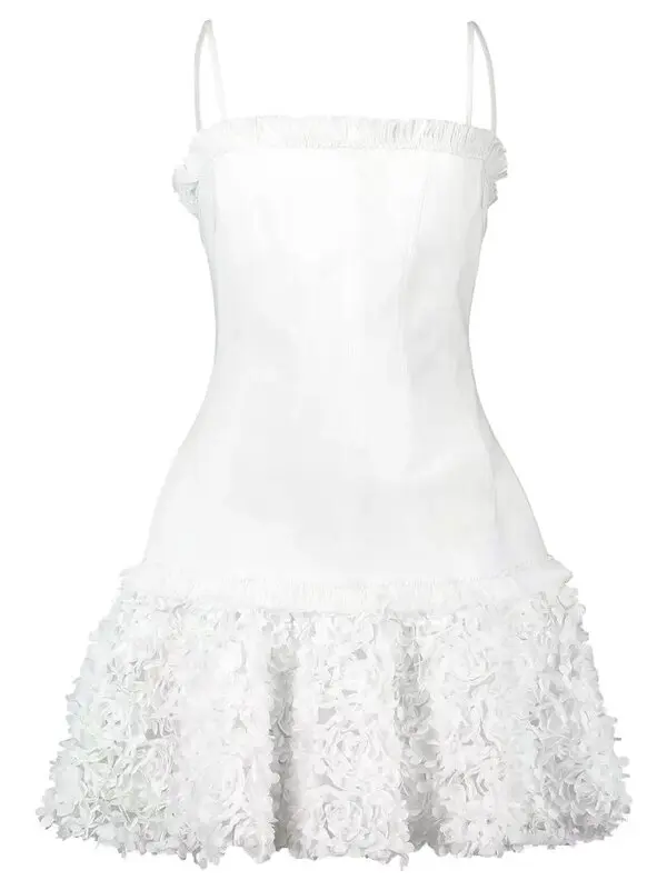 Alexis Amrisa Ruffled Mini Dress - White