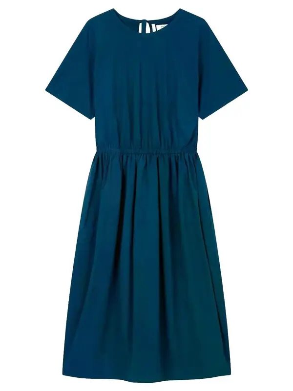 STUDIO TOMBOY Crew-neck Midi Dress - Blue