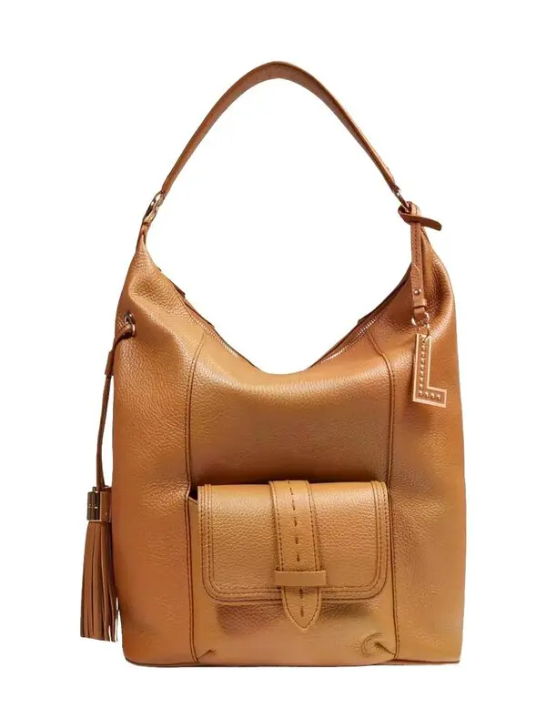 LANCEL Premier Flirt Tassel Shoulder Bag - Brown