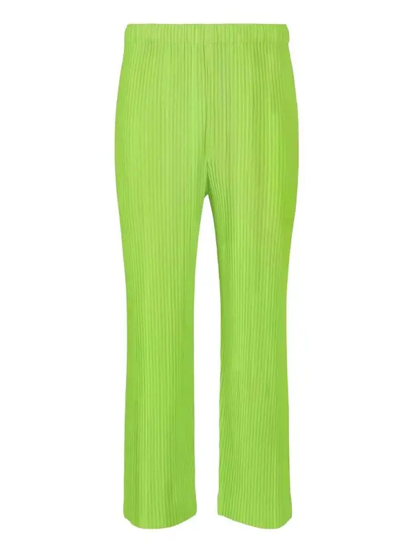 Issey Miyake Pleated Trousers - Green