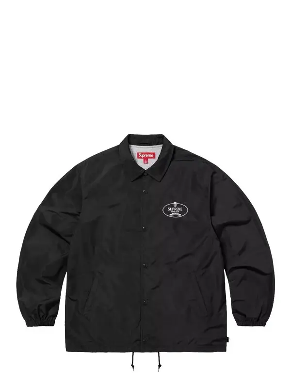 Supreme Crest Coaches Jacket - Black