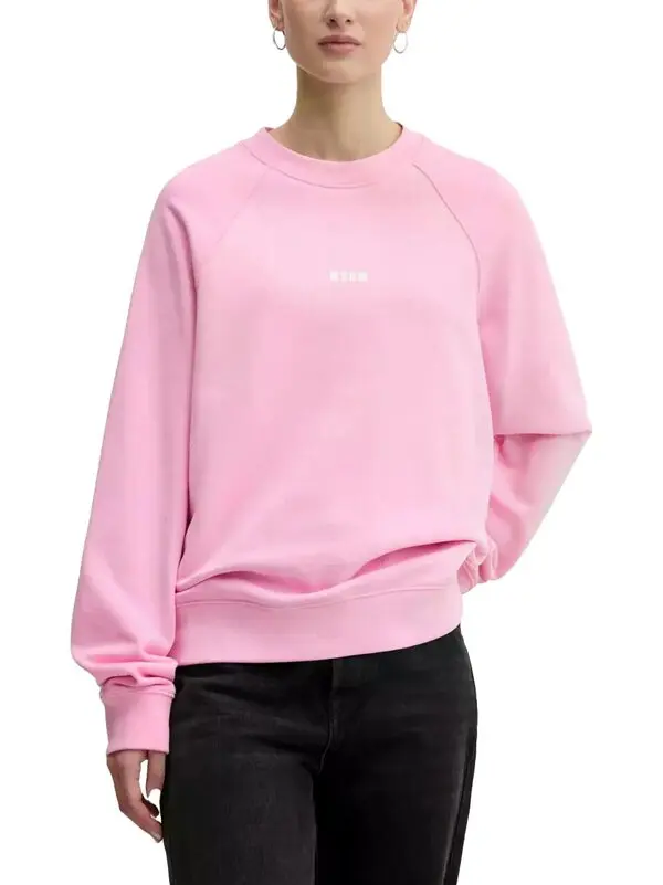 MSGM Logo-print Sweatshirt - Pink