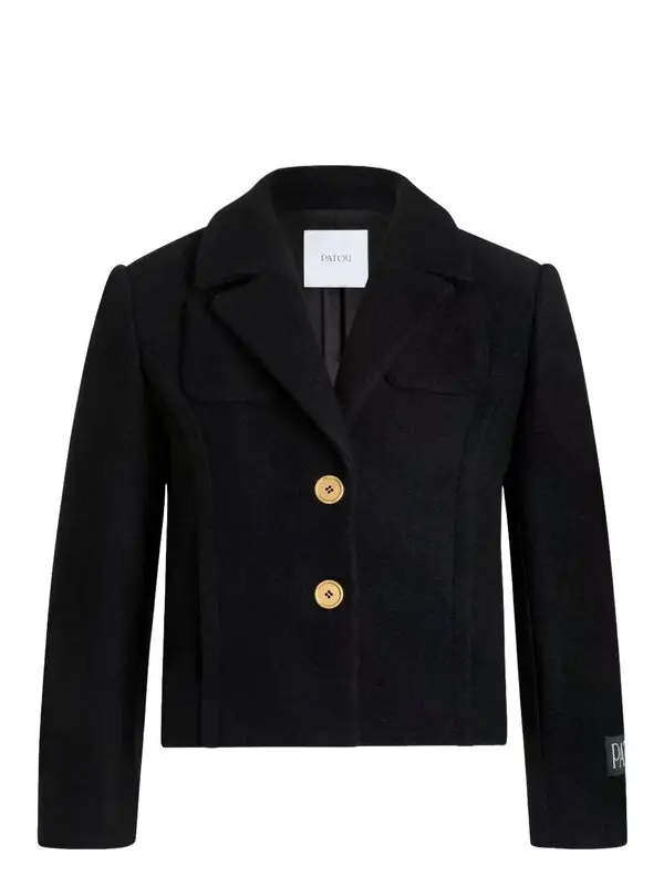 Patou Wool Tailored Jacket - Black