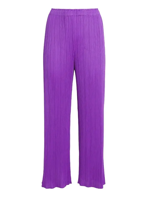 Issey Miyake Monthly Colors August Wide-leg Trousers - Purple