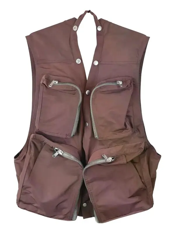 Rick Owens Multi-pocket Cargo Vest - Red