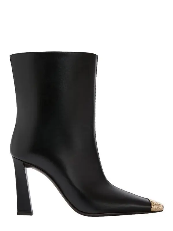 GIUSEPPE ZANOTTI Janiee Metal 90 Ankle Boots - Black