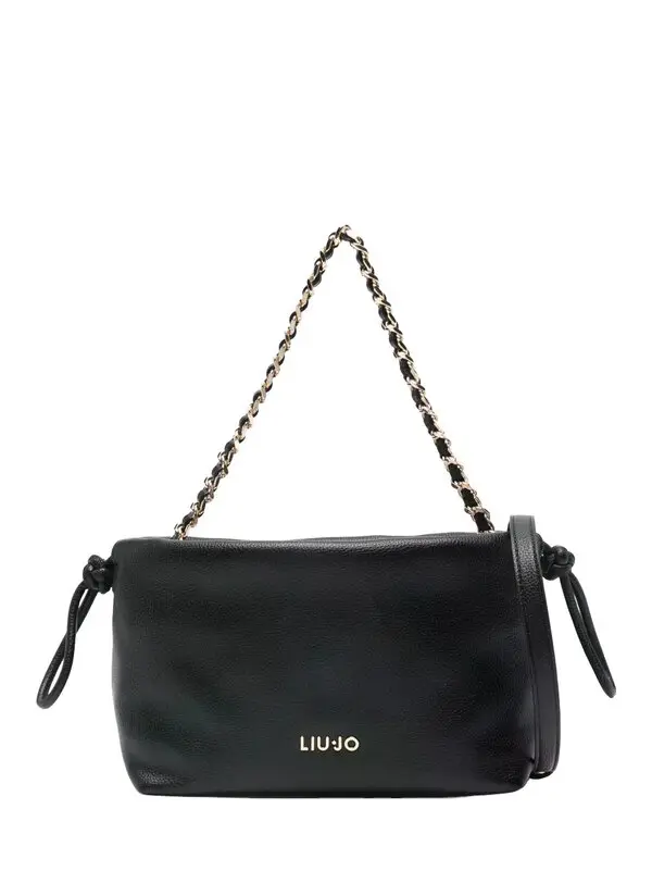 Liu Jo Chain-strap Drawstring Shoulder Bag - Black
