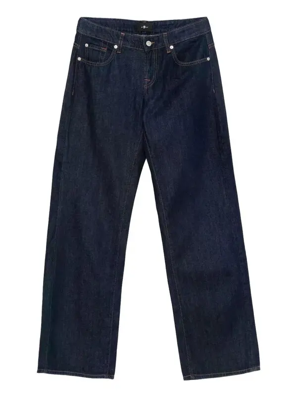 7 For All Mankind Cotton Jeans - Blue