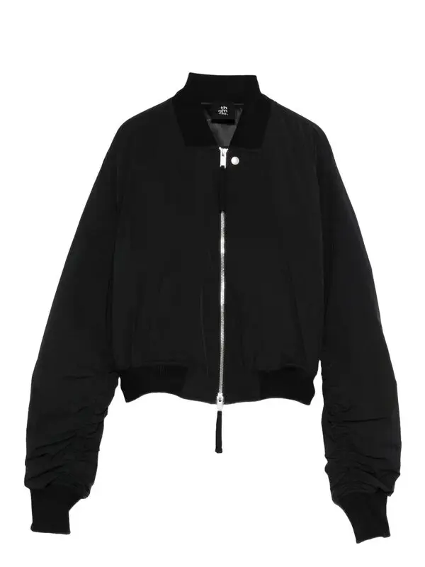 THOM KROM Long-sleeve Bomber Jacket - Black