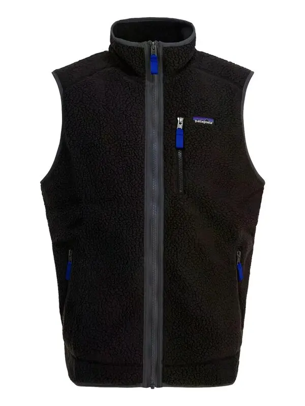 Patagonia Zip-front Fleece Gilet - Black