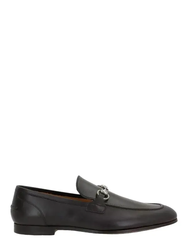 Gucci Horsebit Leather Loafers - Brown